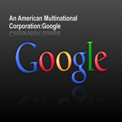 An american multinational corporation | PPT