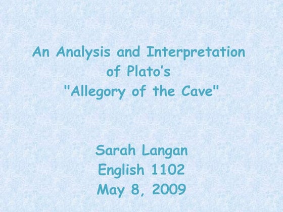 The Allegory of the Cave | PPT