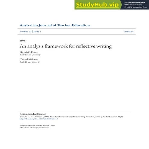 Journal As Assessment tool | PPTX