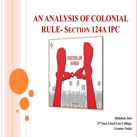 AN ANALYSIS OF COLONIAL RULEor colonial power. pptx | PPT