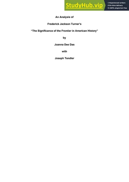 1999 Frederick Jackson Turner New Historian.pdf.pdf