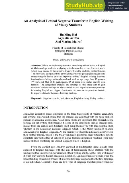 Positive and Negative transfers | PPTX