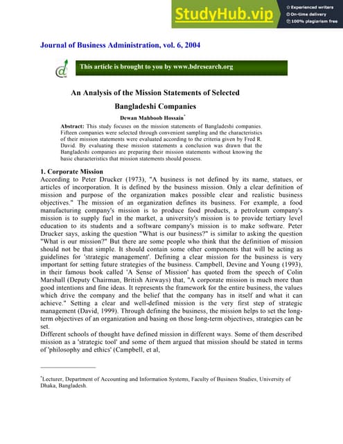 Strategic Management: Concepts & Cases Chapter 02 | PPT