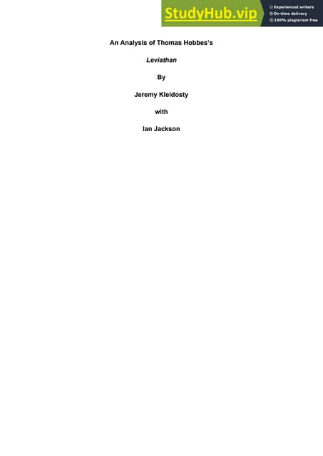 John Locke's Political Philosophy | PPT