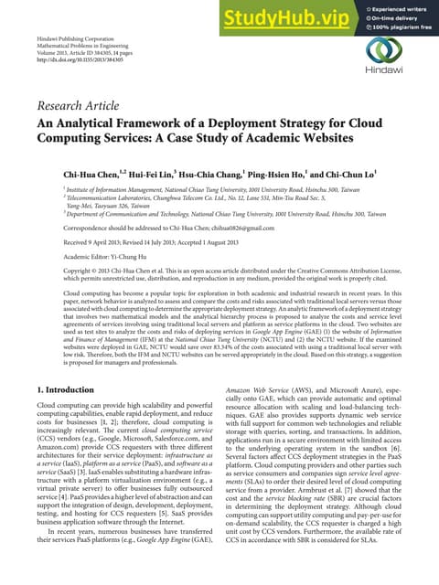 SOA PERFORMANCE METRICS | PDF
