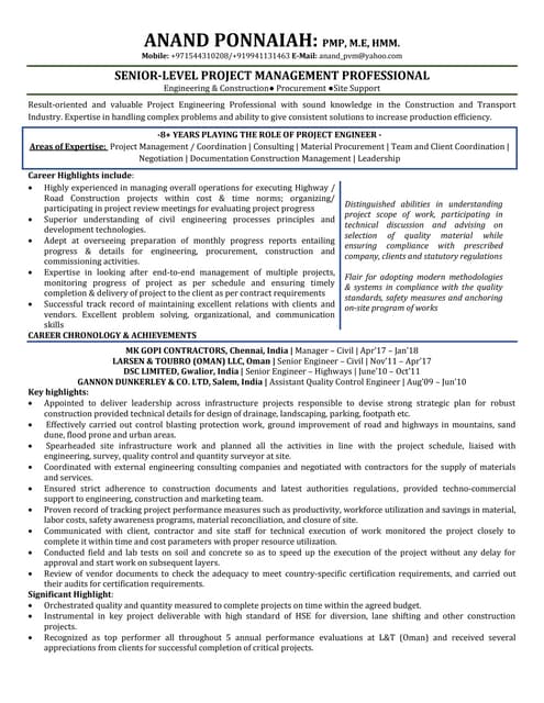 Muhammad Haseeb Ahmer CV 14354 | PDF | Civil Engineering Industry ...