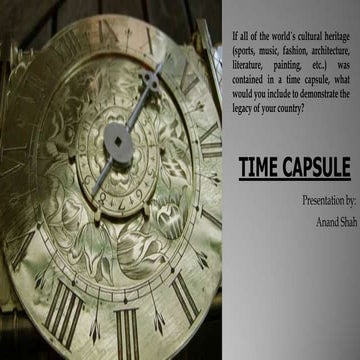 The Time Capsule | PPTX