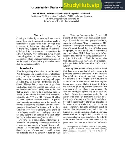 A Brief Introduction To The GeM Annotation Schema For Complex Document Layout | PDF