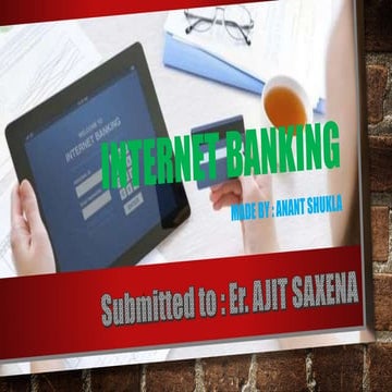 INTERNET BANKING PPT | PPTX