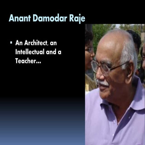 Anant damodar raje | PPTX