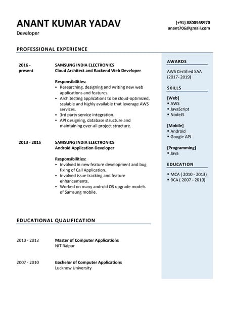 Srikanth_Resume | PDF