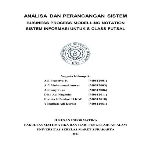 Anapersis bpnm scf | PDF
