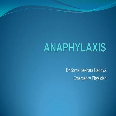 Anaphylaxis | PPT