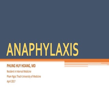 Anaphylaxis | PDF