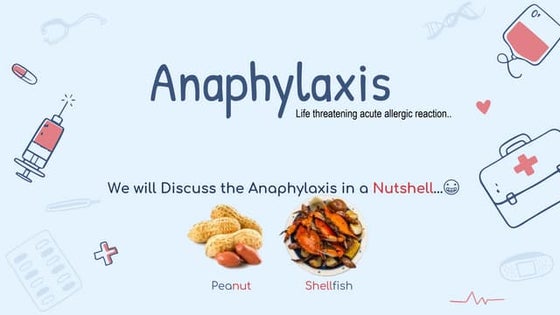Anaphylactic shock: pathogenesis, etiology and examples | PPT