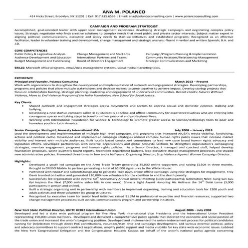 Ana M Polanco Resume | PDF