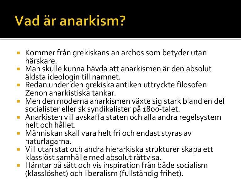Anarkisme Epistemologi