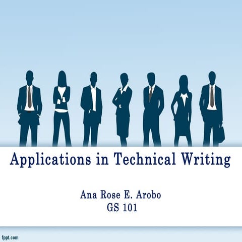 Technical Writing | PPT | Job Search | Careers