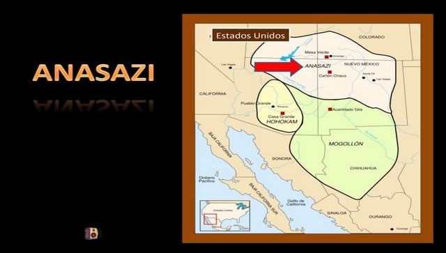 Anasazi People Map