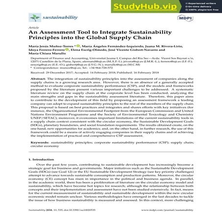 Sustainability Standards | PPTX