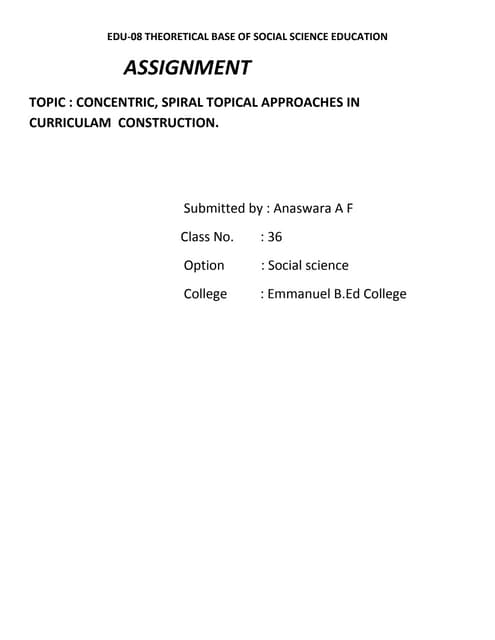 Problem Centered Approach | PPTX