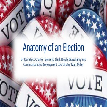 The Anatomy of an Election | PPTX