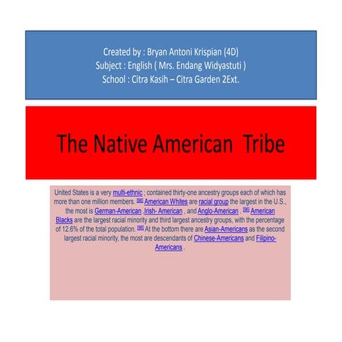 A native american tribe bryan ak (4 d) | PPT