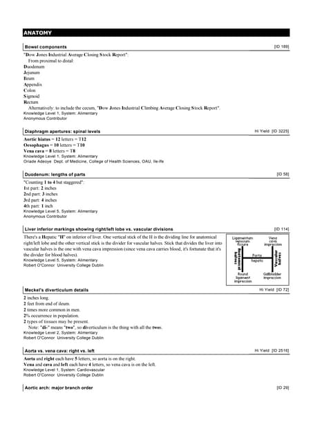 Hematology mnemonics | PDF