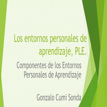 Anatomía de mi PLE | PPT