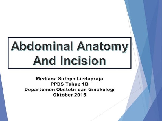 TYPES OF INCISIONS. presentation lecture | PPT