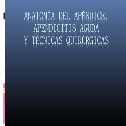 Signos clínicos en apendicitis aguda | PDF