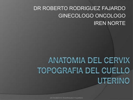 Histologia del cervix | PPT