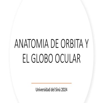 Anatomia de la orbita ocp | PPTX
