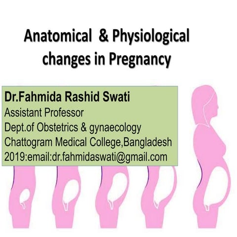 Anatomical and physiological change in pregnancy | PPT