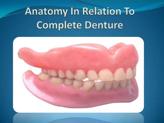 Components of a complete denture | PPT