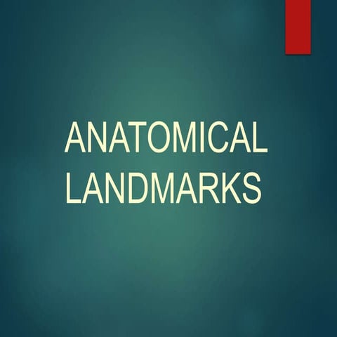 Normal Radiographic Anatomical Landmarks | PPTX