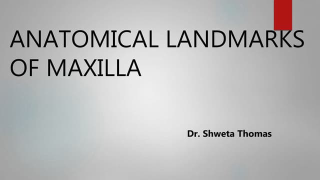 Anatomical Landmarks Mandibular prosthodontics | PPTX