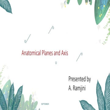 anatomical planes and axis-1.pptxf6f7g7g6g7g | PPTX