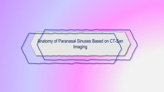 All about uncinate process of nose and paranasal sinuses | PPTX