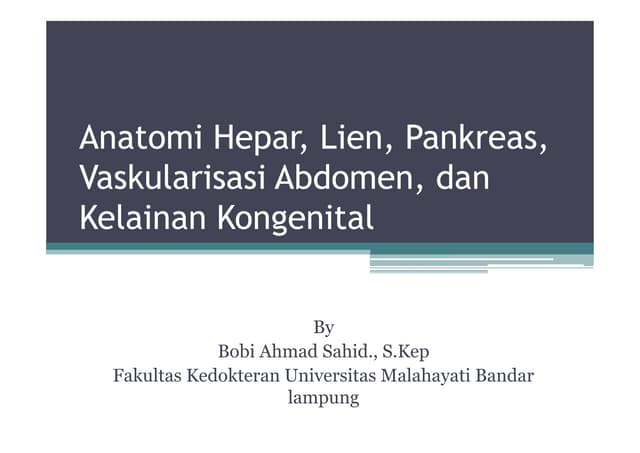 Metabolisme bilirubin | PPTX