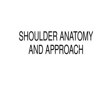 Anatomi Shoulder and Approach in Orthopedic.pptx