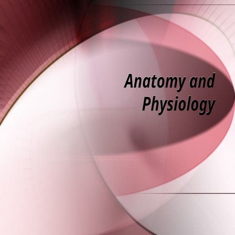 Intro to anatomy and physiology lecture slides | PPT