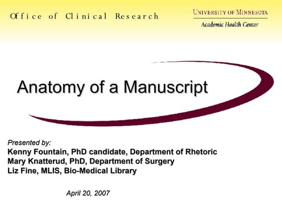 Writing Effective Introductions And Abstracts Ppt