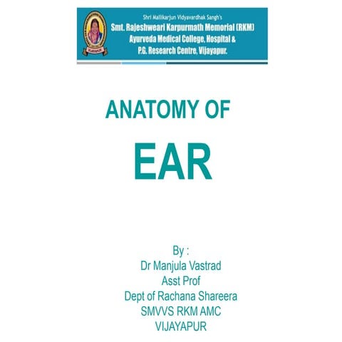 Ear functions | PPT