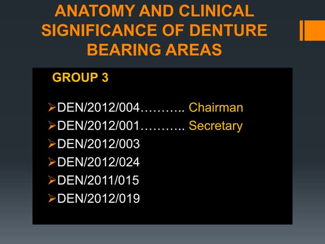 Anatomical landmarks of edentulous maxillary arch | PPTX