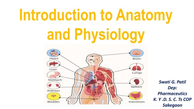 Scope of anatomy & physiology | PPTX