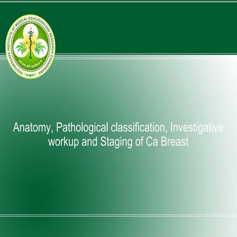Anatomy and staging breast cancer | PPT