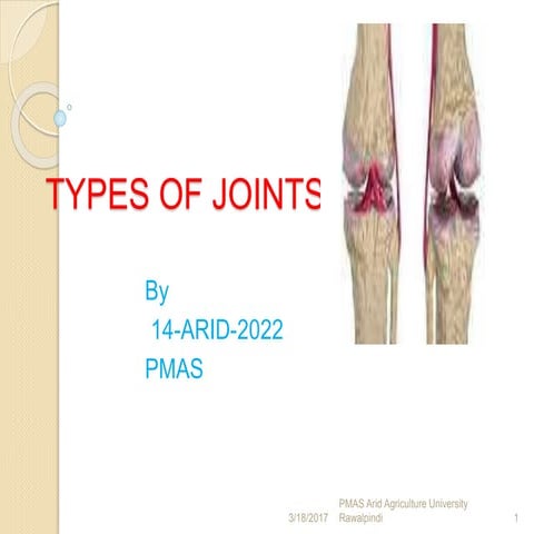 TYPES OF JOINTS | PPTX