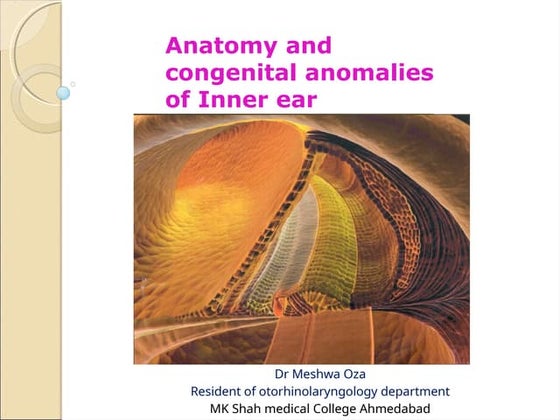Congenital anomalies of inner ear | PDF