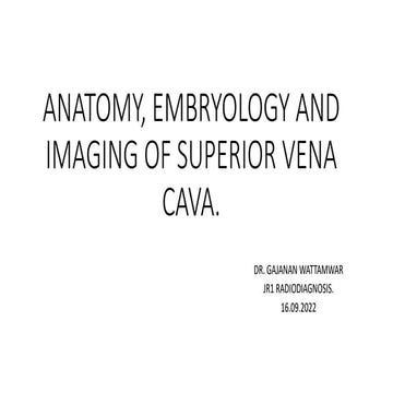 Vena cava anatomy and variants | PPTX